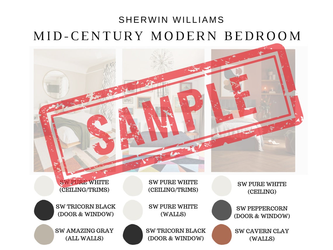 RUSTIC FARMHOUSE Color Palette Sherwin Williams Rustic Paint - Etsy