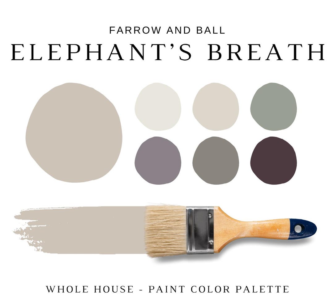 Farrow and Ball ELEPHANT'S BREATH Color Palettes, Elephant's Breath ...