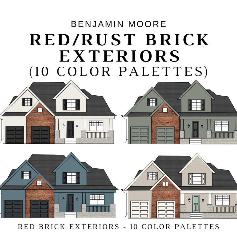 Red Brick Paint Palette - Etsy
