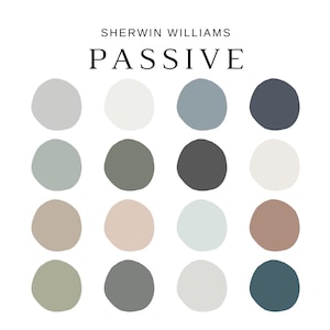 Sherwin Williams PASSIVE Interior Paint, Passive Grey Paint, Home Paint ...