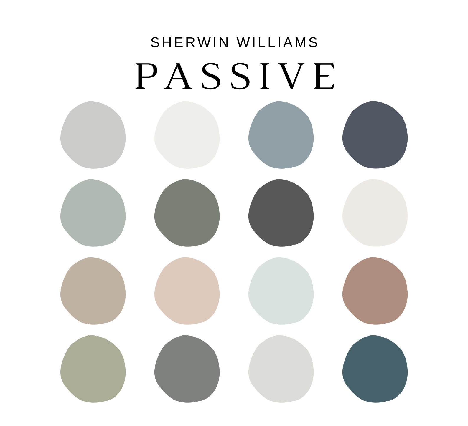 Sherwin Williams PASSIVE Interior Paint, Passive Grey Paint, Home Paint ...