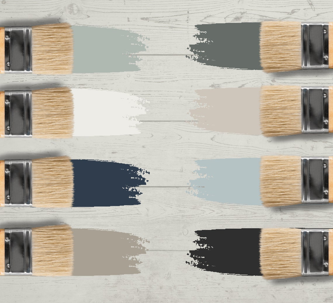 Sherwin Williams SILVERMIST Paint Color Palette, SW Coastal Beach House ...