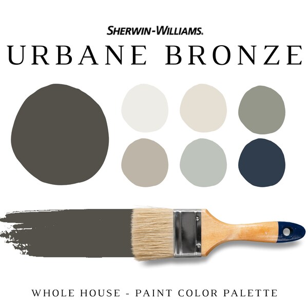 Urban Bronze Paint Palette - Etsy