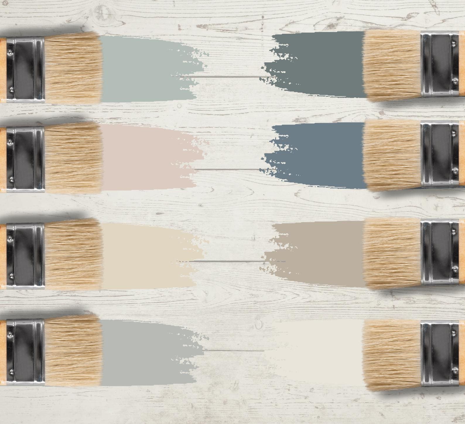 Benjamin Moore BEACH GLASS Color Palettes, Coastal Color Scheme, BM ...