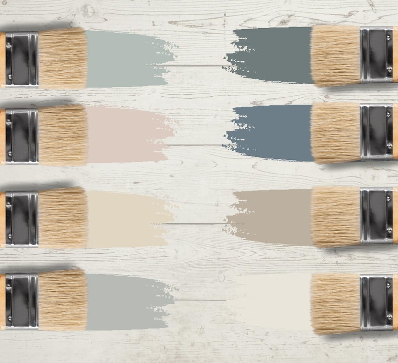 Benjamin Moore BEACH GLASS Color Palettes, Coastal Color Scheme, BM ...