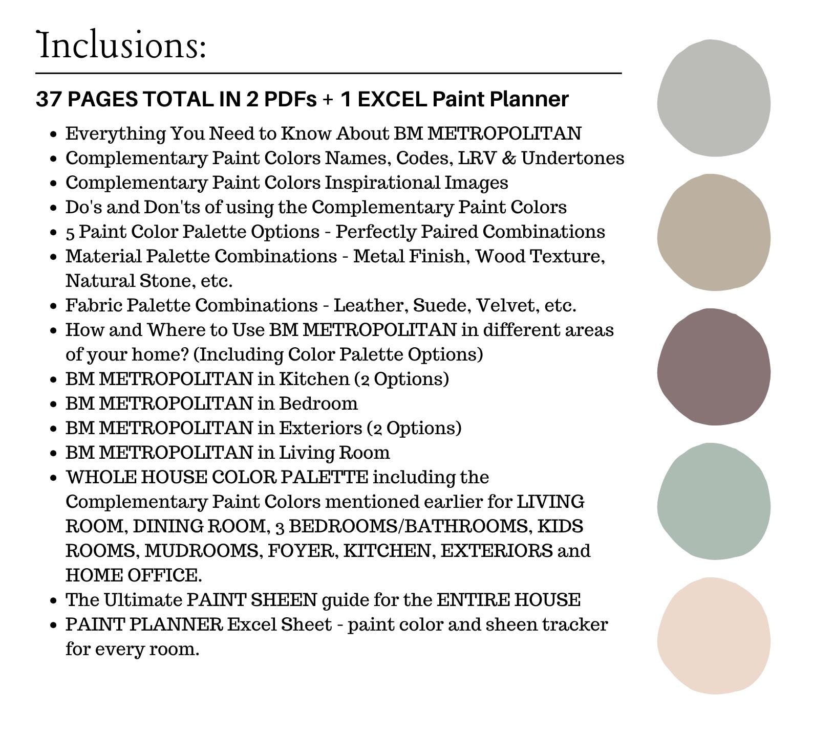 Benjamin Moore METROPOLITAN Color Palette, Gray Paint Colors, Cool ...