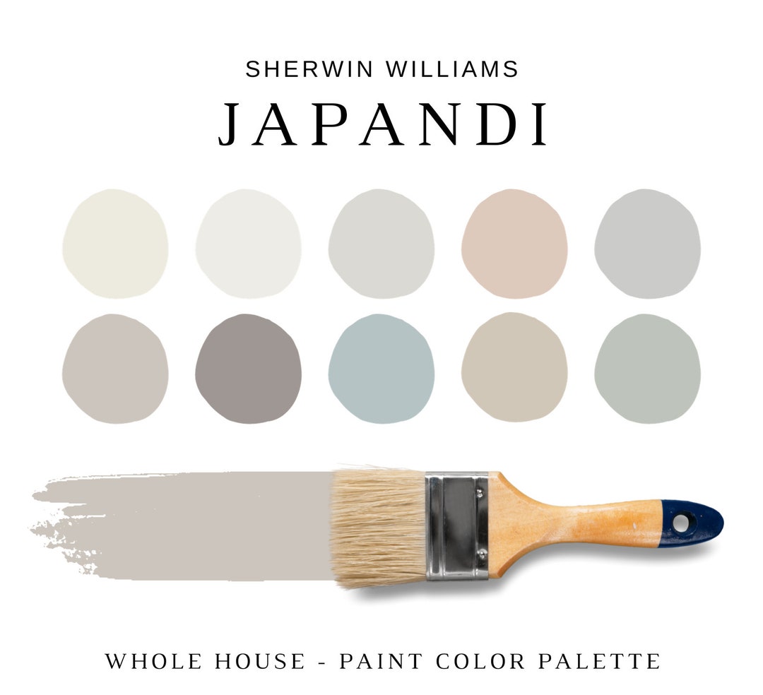 JAPANDI Paint Colors, Minimalist Neutral Paint Colors, WHOLE HOUSE ...