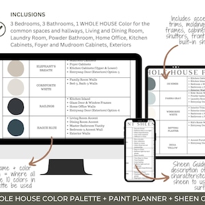 Farrow and Ball POINTING Color Palettes, Modern Color Scheme, Pointing ...