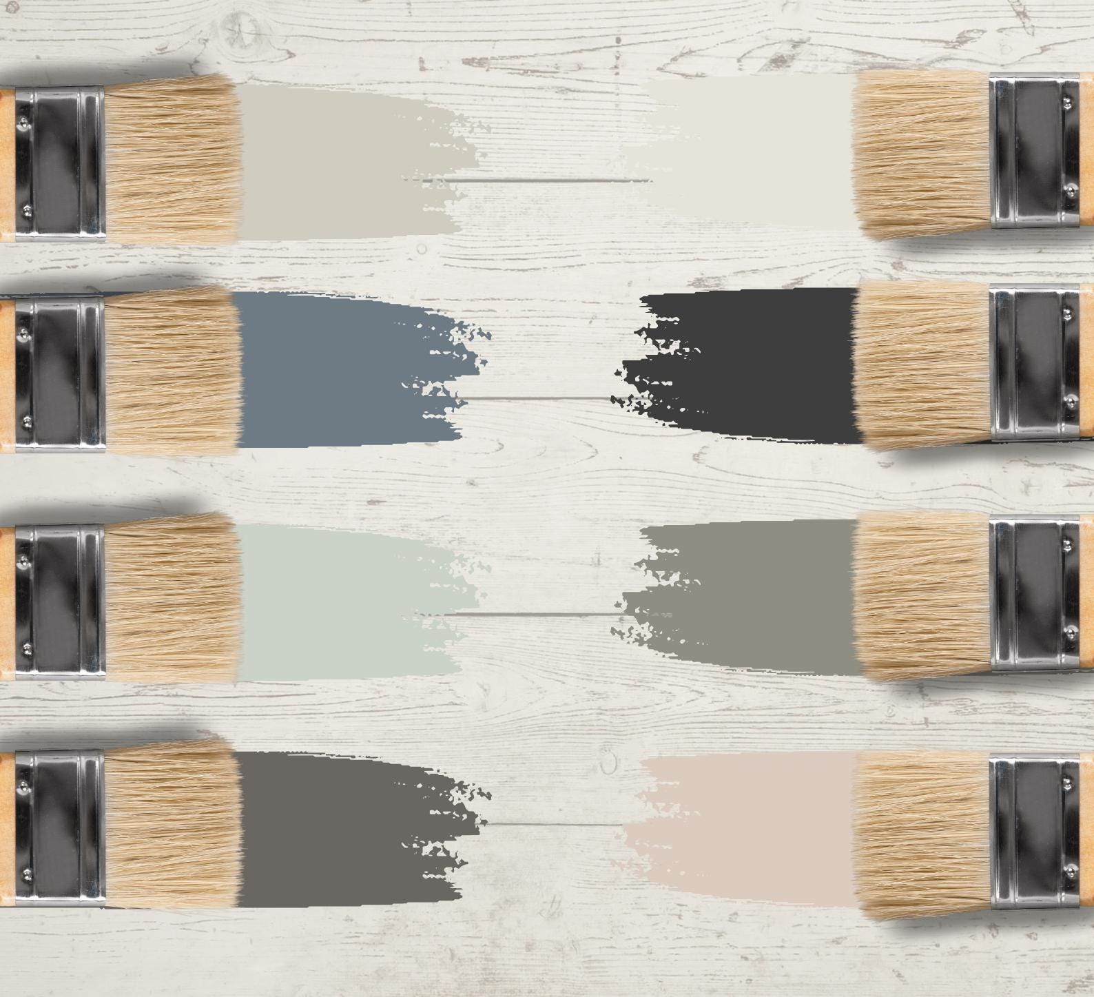 Behr TOASTY GRAY Color Palette, Greige Paint Color Palette ...