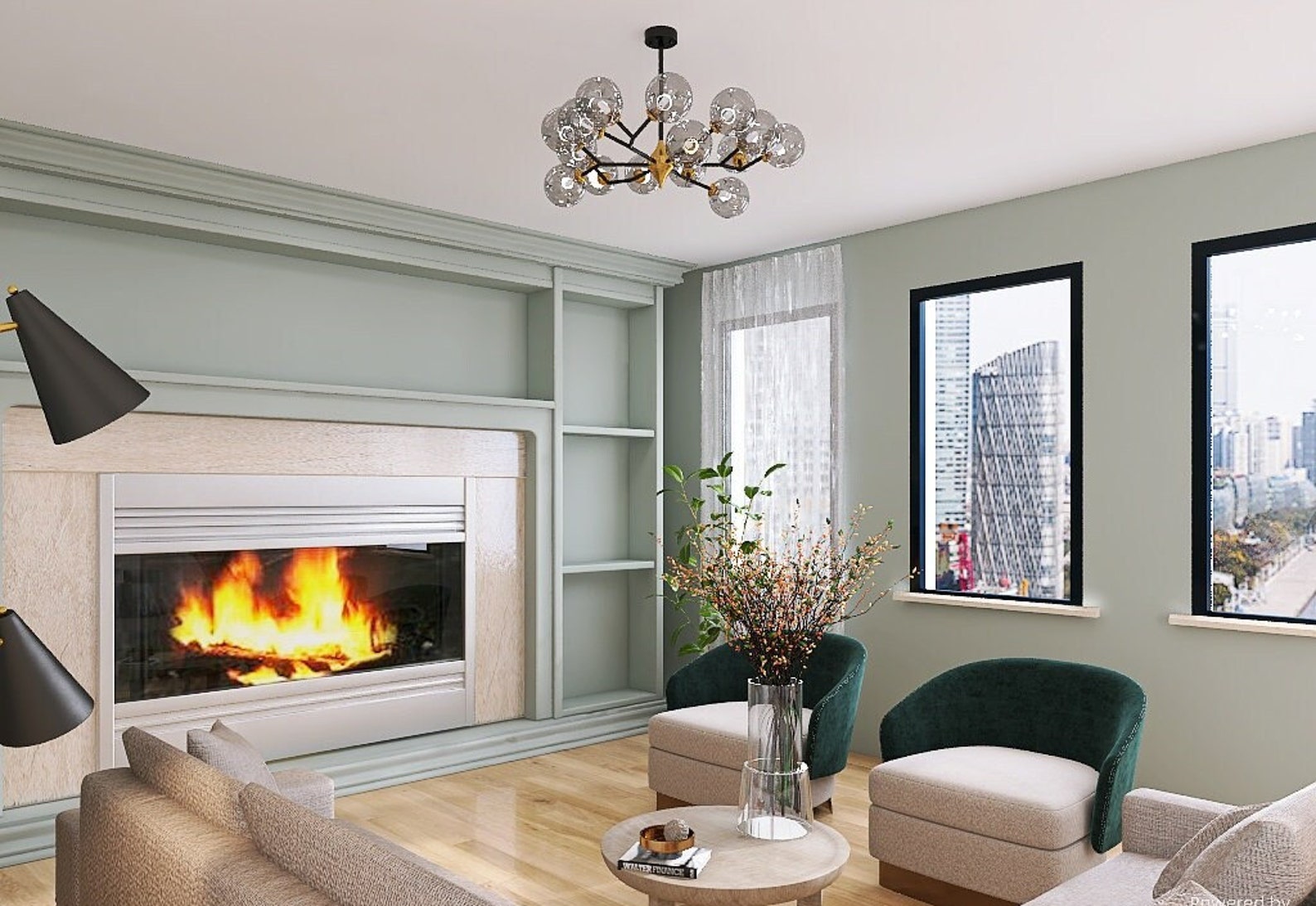 Sherwin Williams SILVERMIST Paint Color Palette, SW Coastal Beach House ...