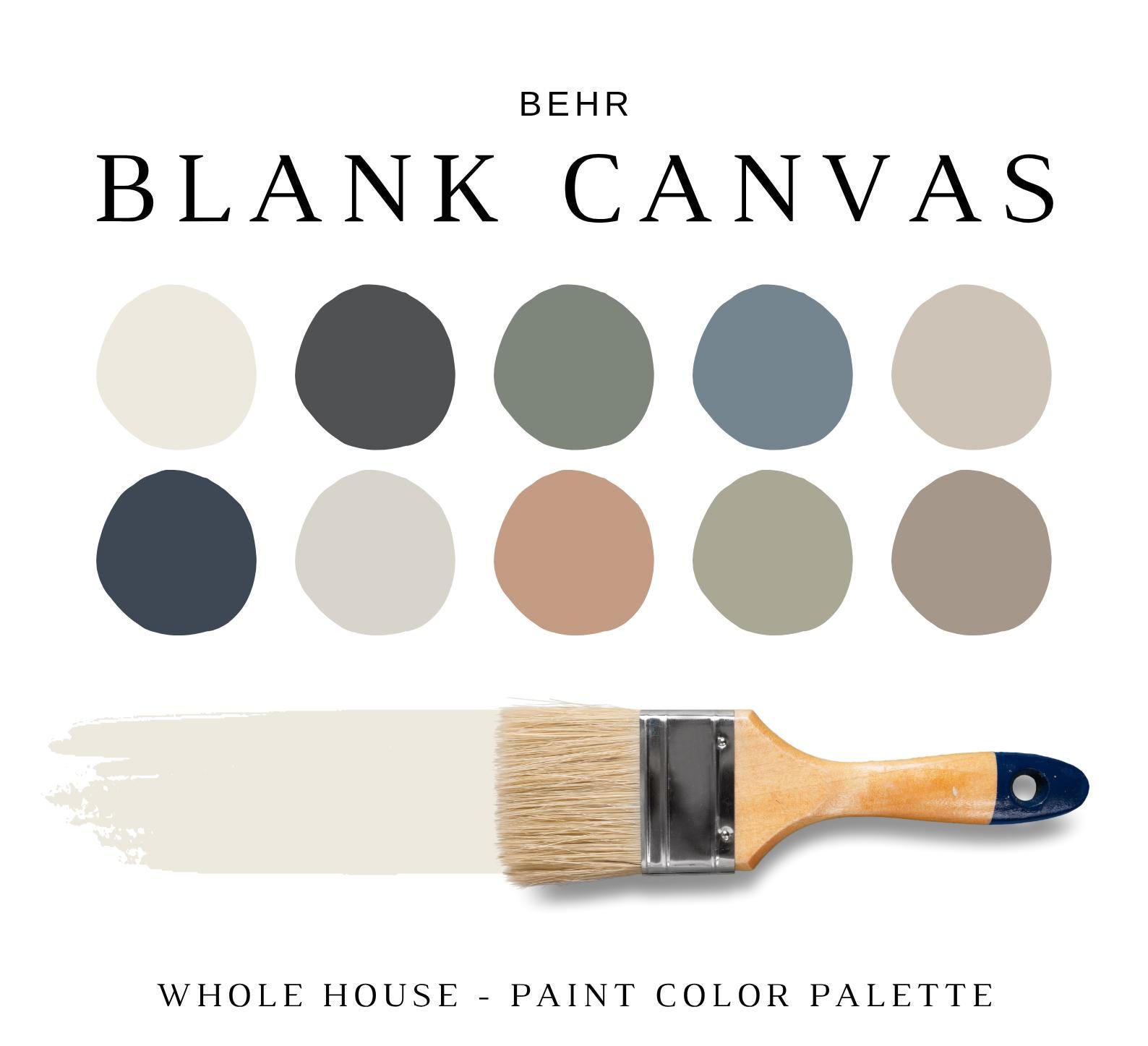 Behr Blank Canvas Coordinating Colors