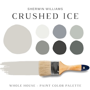 CRUSHED ICE Sherwin Williams Paint, 2022 Paint Colors, Crushed Ice Wall ...