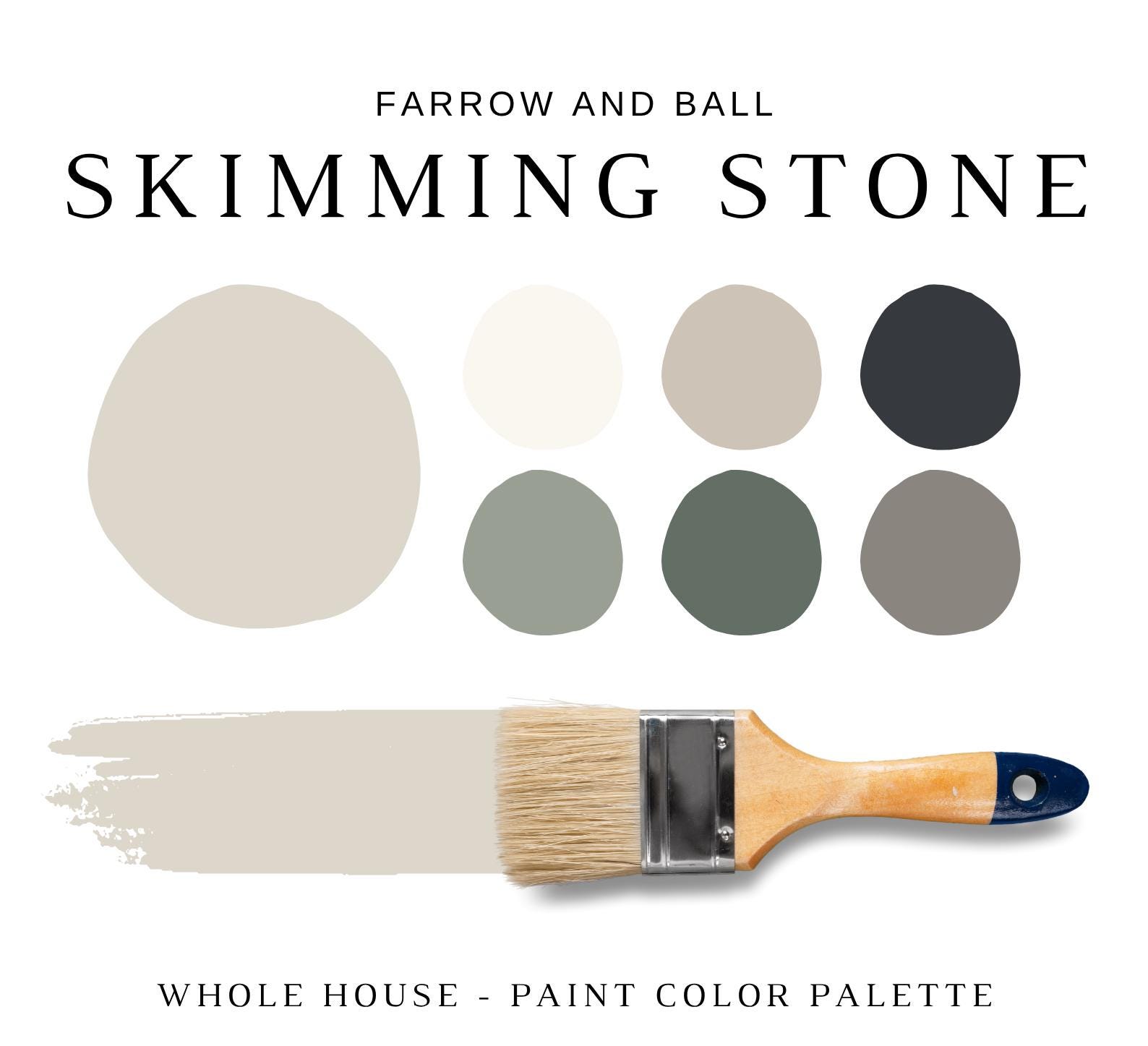 Farrow and Ball SKIMMING STONE Color Palettes, Skimming Stone ...