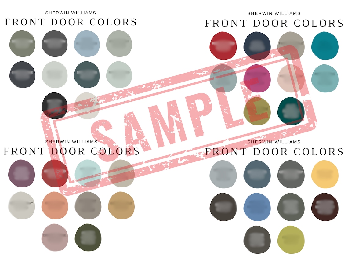Sherwin Williams FRONT DOOR COLORS, 50 Exterior Door Colors, Best Front ...