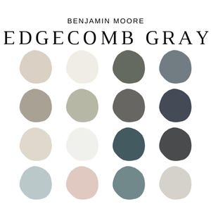 Benjamin Moore EDGECOMB GRAY, Baby Fawn Color Palettes, Benjamin Moore ...