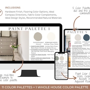 Farrow and Ball POINTING Color Palettes, Modern Color Scheme, Pointing ...