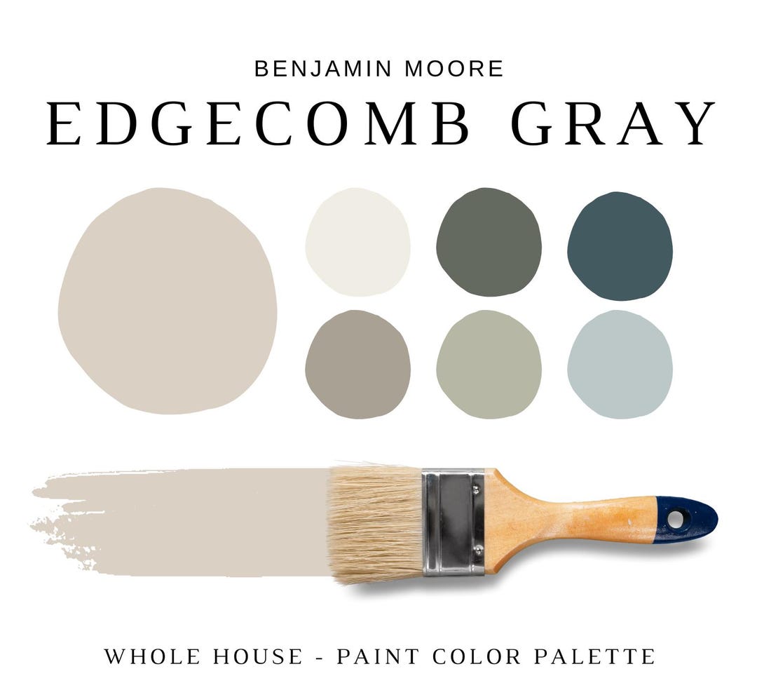 Benjamin Moore EDGECOMB GRAY, Baby Fawn Color Palettes, Benjamin Moore ...