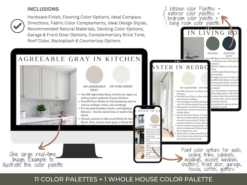 SHELL WHITE Sherwin Williams Color Palette, SW Shell White Paint ...