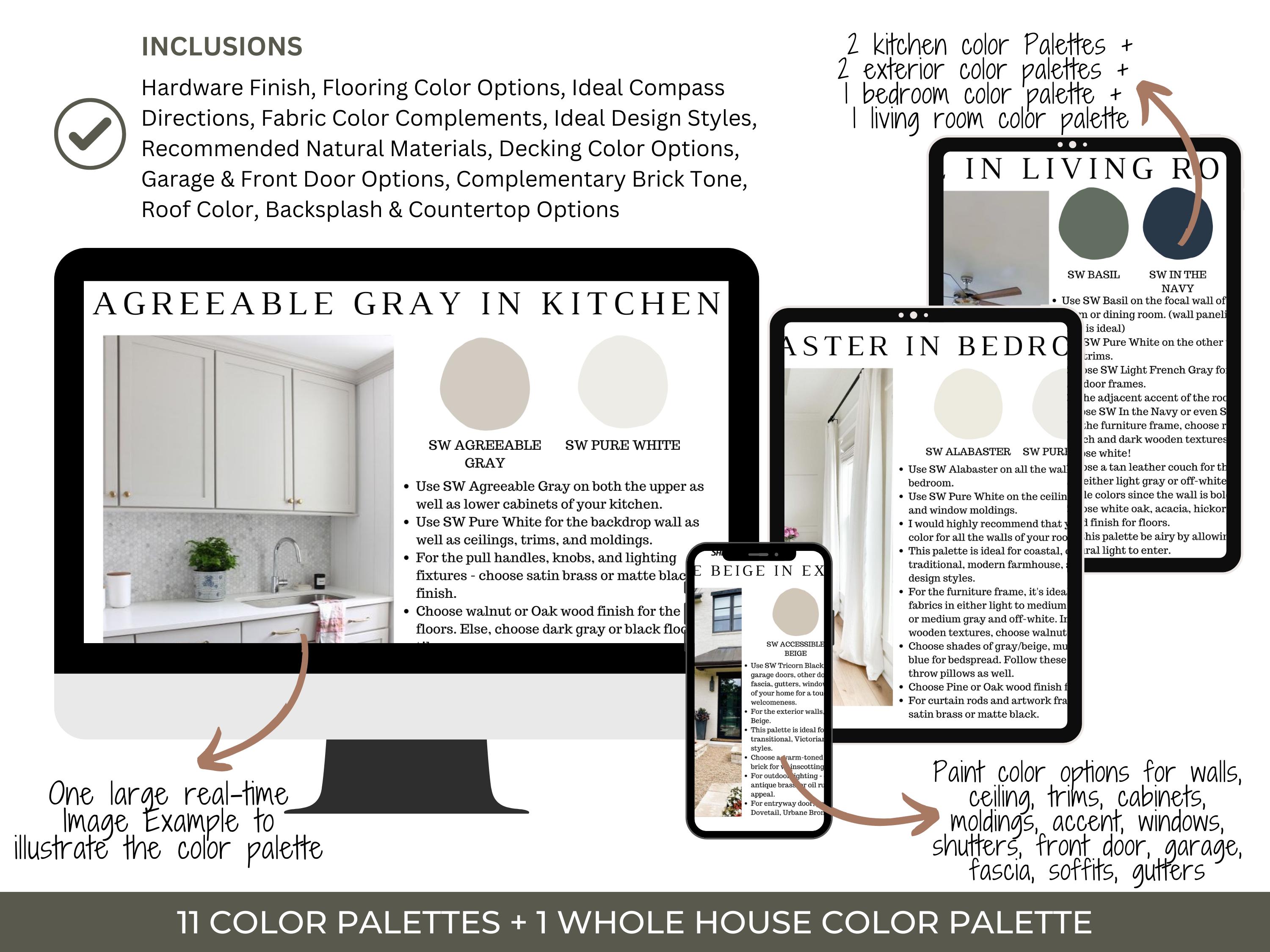 SHELL WHITE Sherwin Williams Color Palette, SW Shell White Paint ...