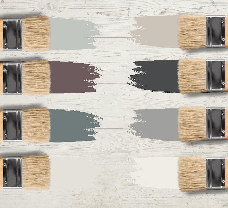 Benjamin Moore SILVER MARLIN Color Palette, Coastal Colors, BM Silver ...