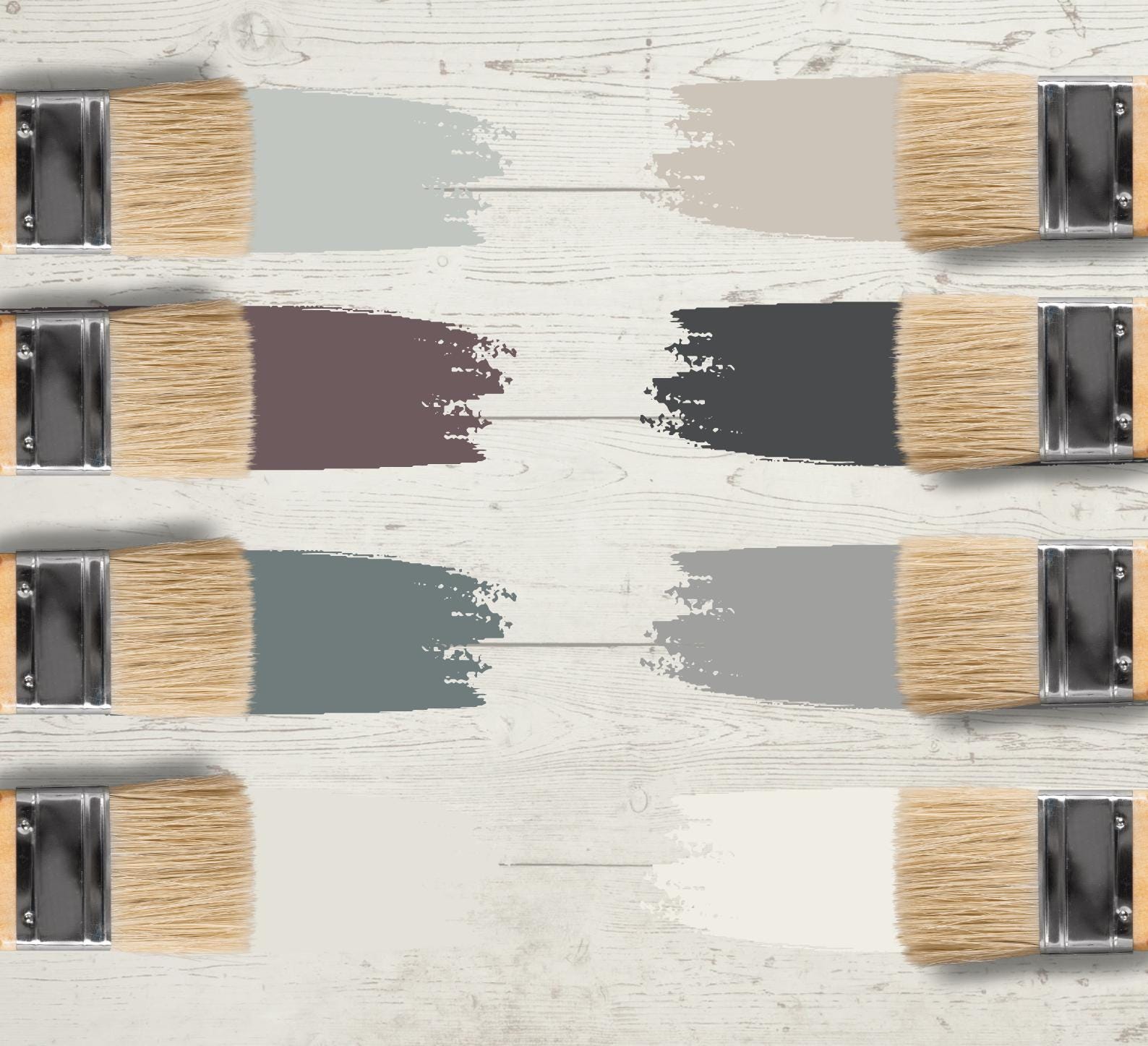 Benjamin Moore SILVER MARLIN Color Palette, Coastal Colors, BM Silver ...