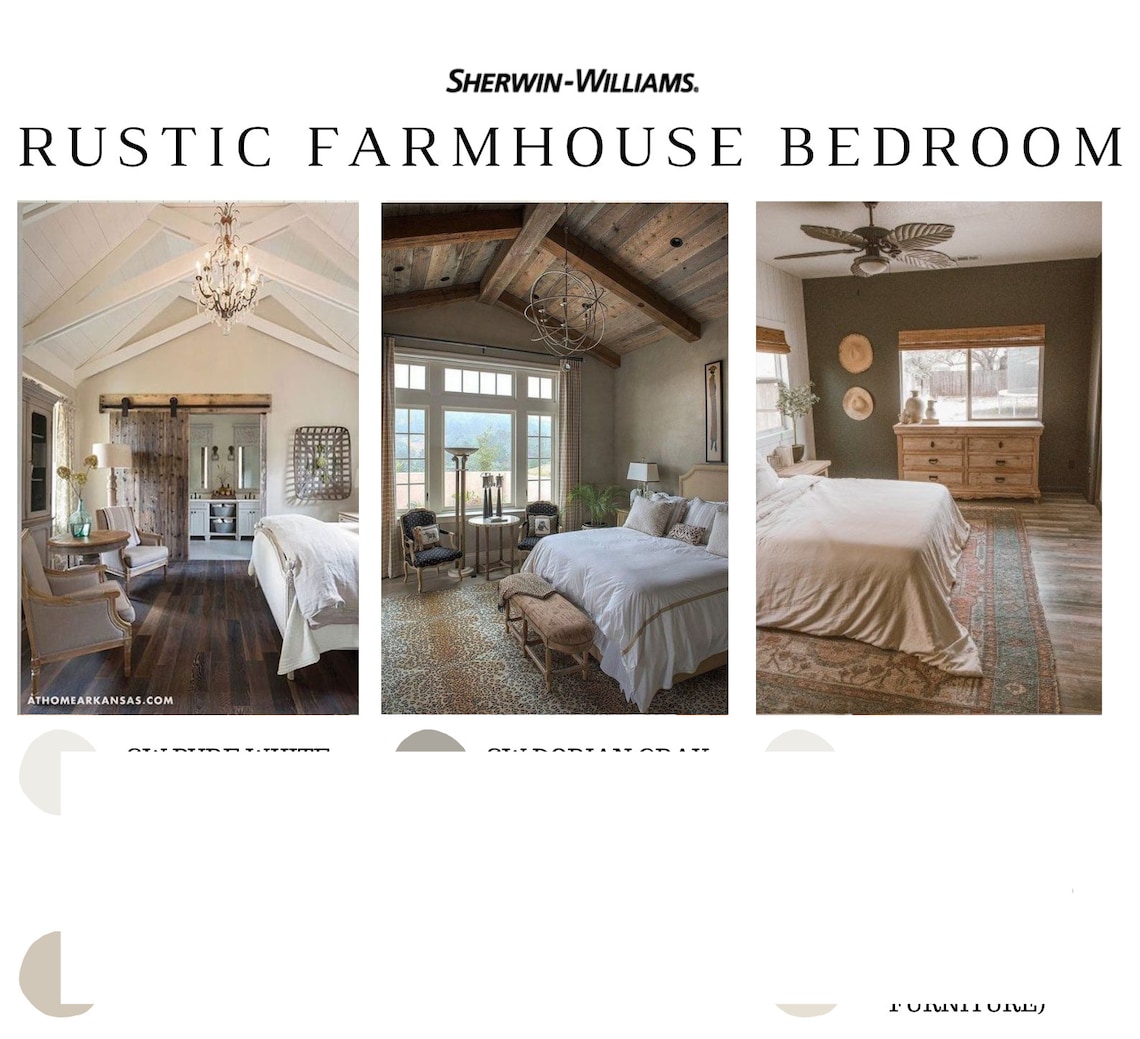 RUSTIC FARMHOUSE Color Palette Sherwin Williams Rustic Paint - Etsy Canada