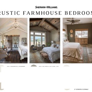 RUSTIC FARMHOUSE Color Palette Sherwin Williams Rustic Paint - Etsy Canada