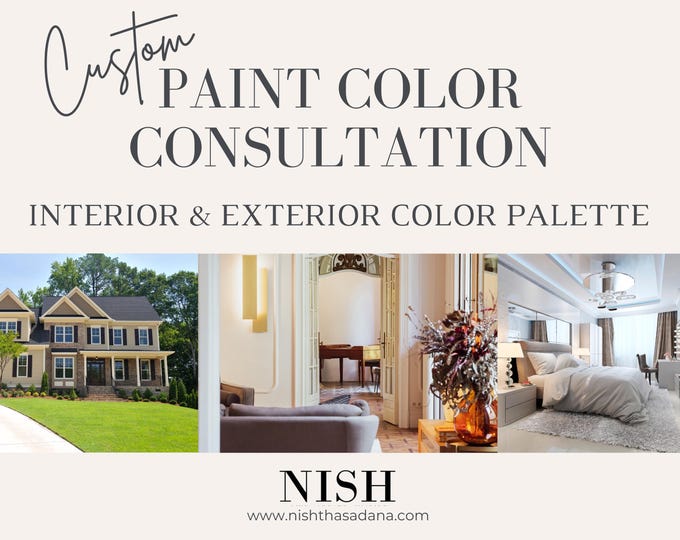 Small 6 Rooms/colors Paint Color Consultation Home Color Palette Home ...