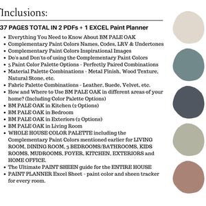 Benjamin Moore PALE OAK Color Palettes, Light Greige Paint, Pale Oak ...