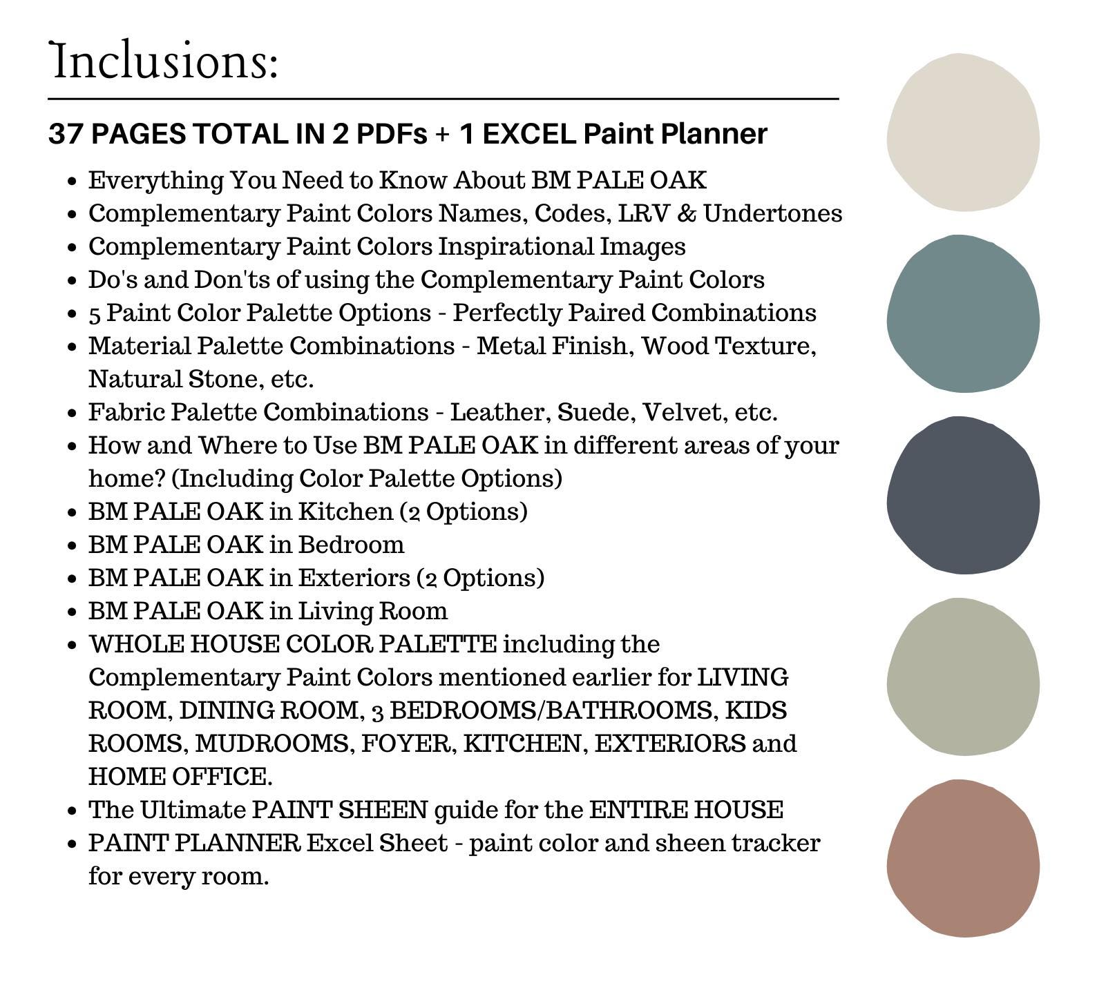 Benjamin Moore PALE OAK Color Palettes, Light Greige Paint, Pale Oak ...