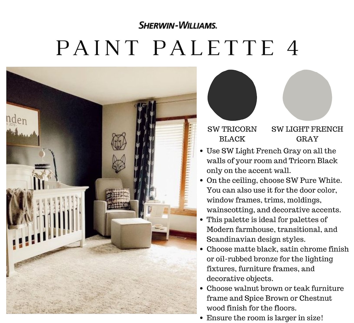 Sherwin Williams LIGHT FRENCH GRAY Paint Palette Best - Etsy