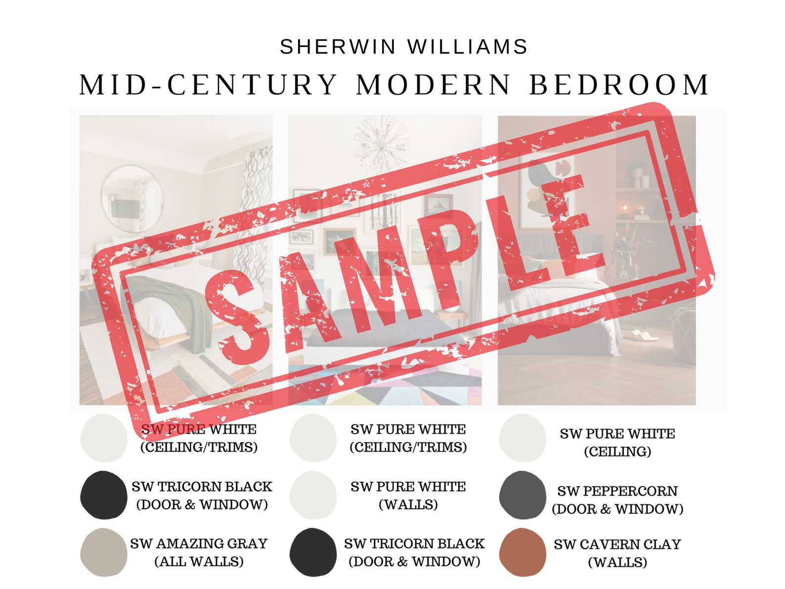 COTTAGE FARMHOUSE Color Palette, Sherwin Williams Farmhouse Cottage ...