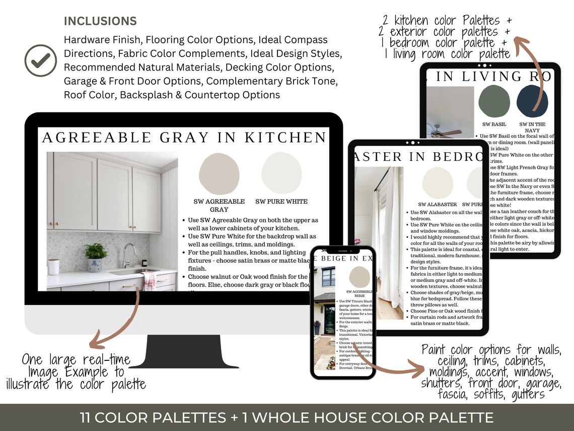 Sherwin Williams DRIED THYME Color Palette, Dried Thyme Complementary ...