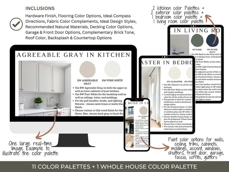 Sherwin Williams DRIED THYME Color Palette, Dried Thyme Complementary ...