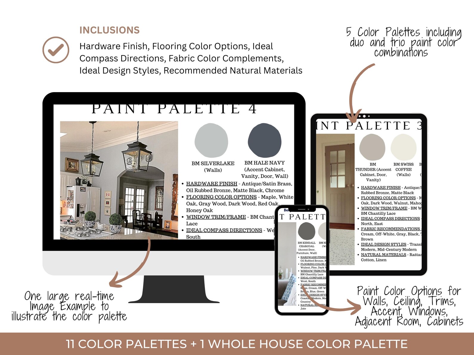 Benjamin Moore HUNTER GREEN Color Palette, Dark Green Paint for Walls ...