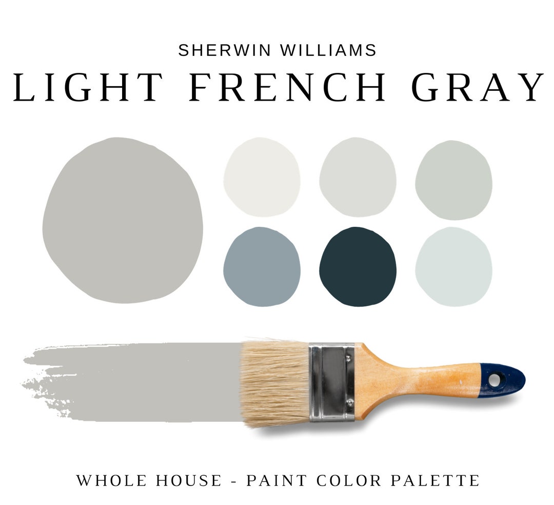Sherwin Williams LIGHT FRENCH GRAY Paint Palette, Best Sherwin Williams ...