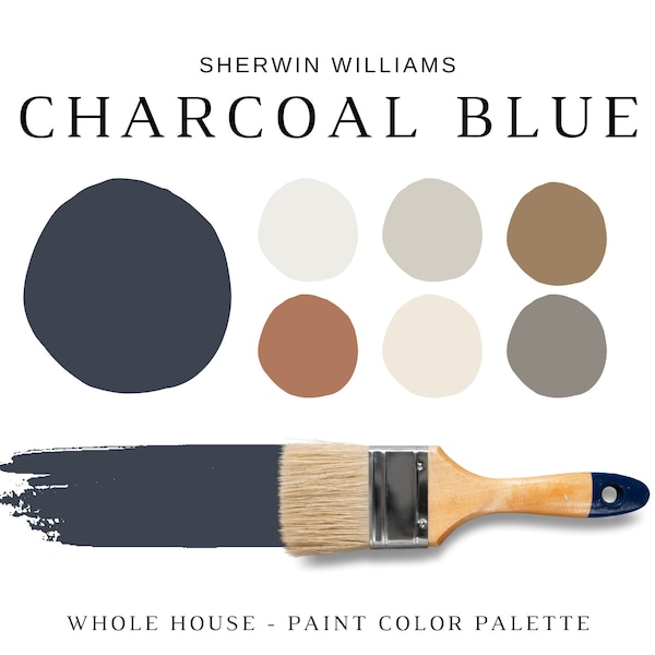 Sherwin Williams PEPPERCORN Color Palette, Best Selling Gray Paints ...
