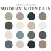 MODERN MOUNTAIN Sherwin Williams Color Palette, MOUNTAIN House Neutral ...