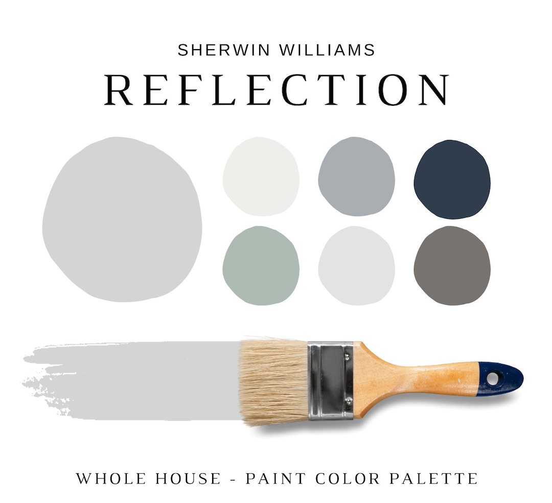 Sherwin Williams REFLECTION Interior Paint, Neutral Wall Paint, Home ...