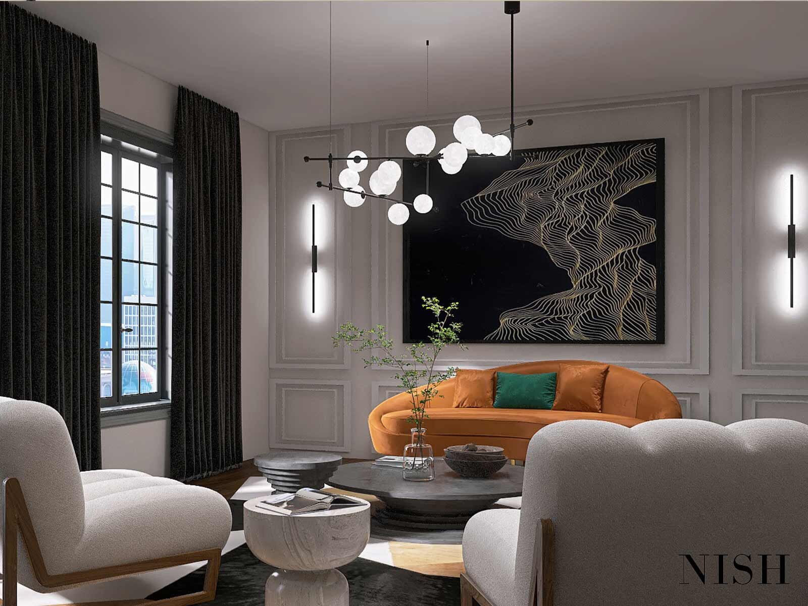 NEOCLASSICAL Sherwin Williams Color Palette, High End Interior Design ...