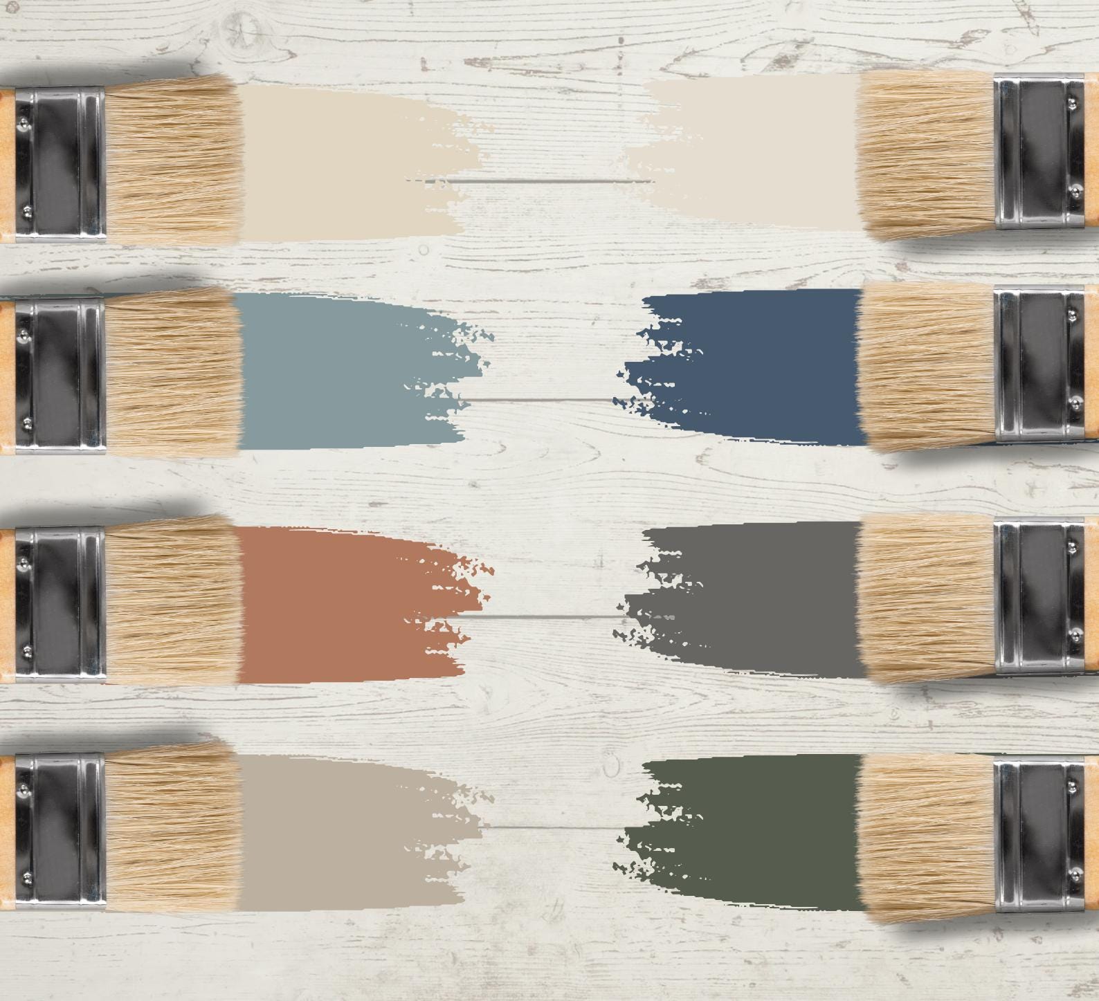 Benjamin Moore MUSLIN Color Palette, Modern Color Scheme, BM MUSLIN ...