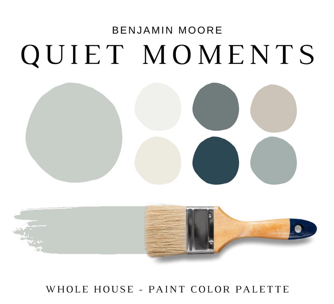 Benjamin Moore QUIET MOMENTS Color Palettes, Coastal Color Scheme ...