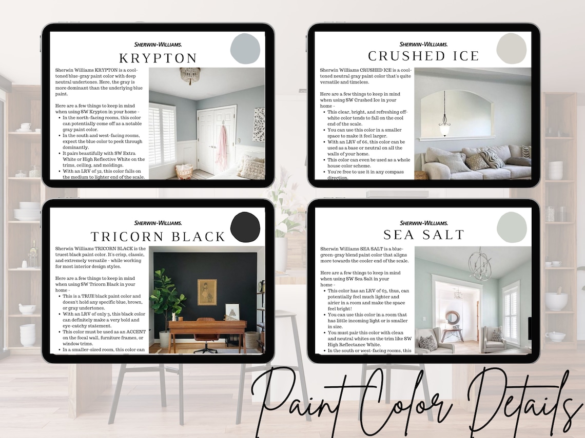 Paint Color CONSULTATION, CUSTOM Color Palettes, Video/phone Paint ...