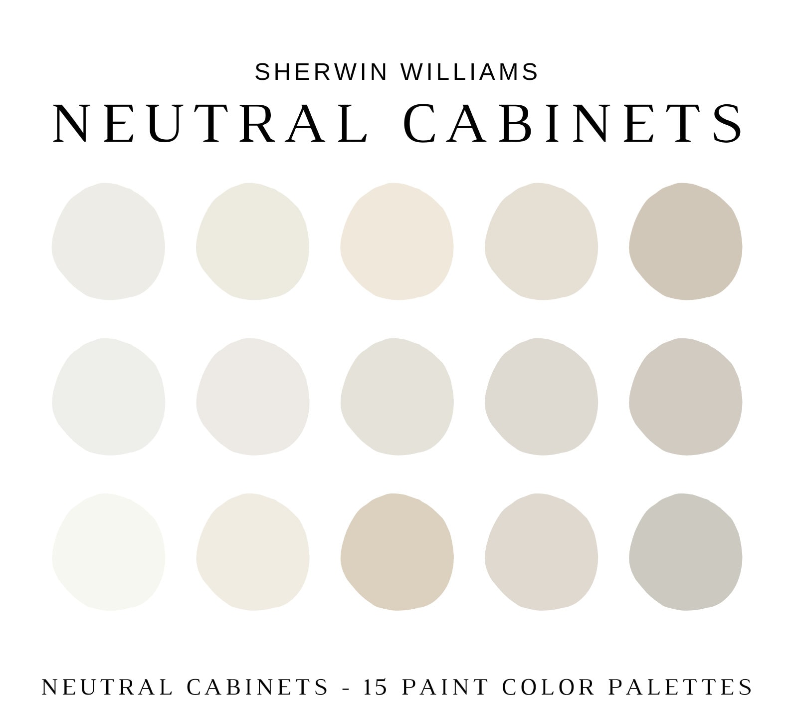 NEUTRAL CABINET COLORS Sherwin Williams, White Kitchen Cabinets ...