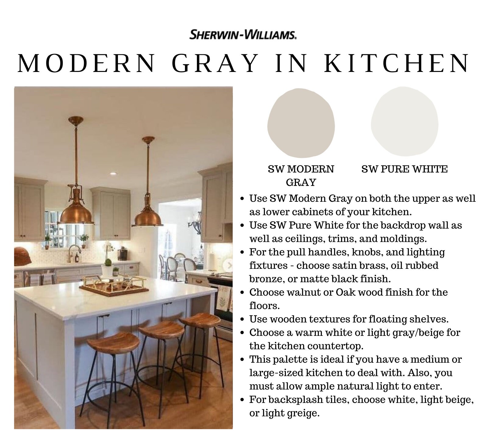 MODERN GRAY Sherwin Williams Color Palette Neutral Colors for - Etsy Canada