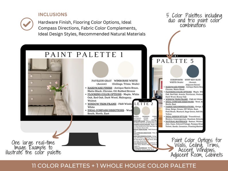 Farrow and Ball ELEPHANT'S BREATH Color Palettes, Elephant's Breath ...