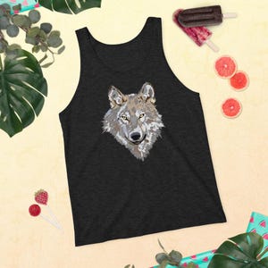 Wolf Tank Top, Wolf Shirt, Wildlife Tank Top, Wildlife Shirt, Unisex ...