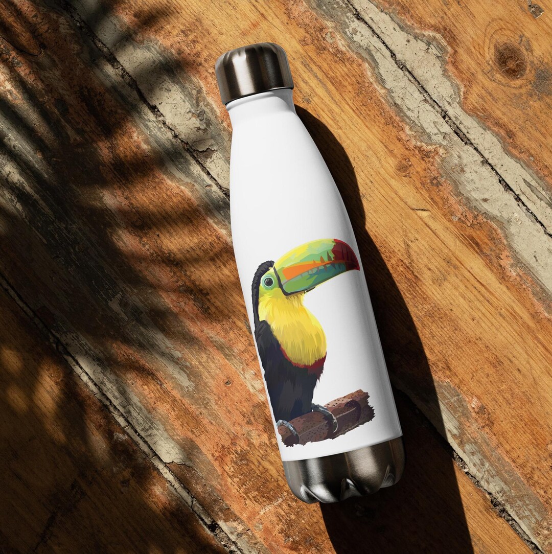 Keel-billed Toucan Water Bottle Helps Save Toucans, Tropical Bird ...
