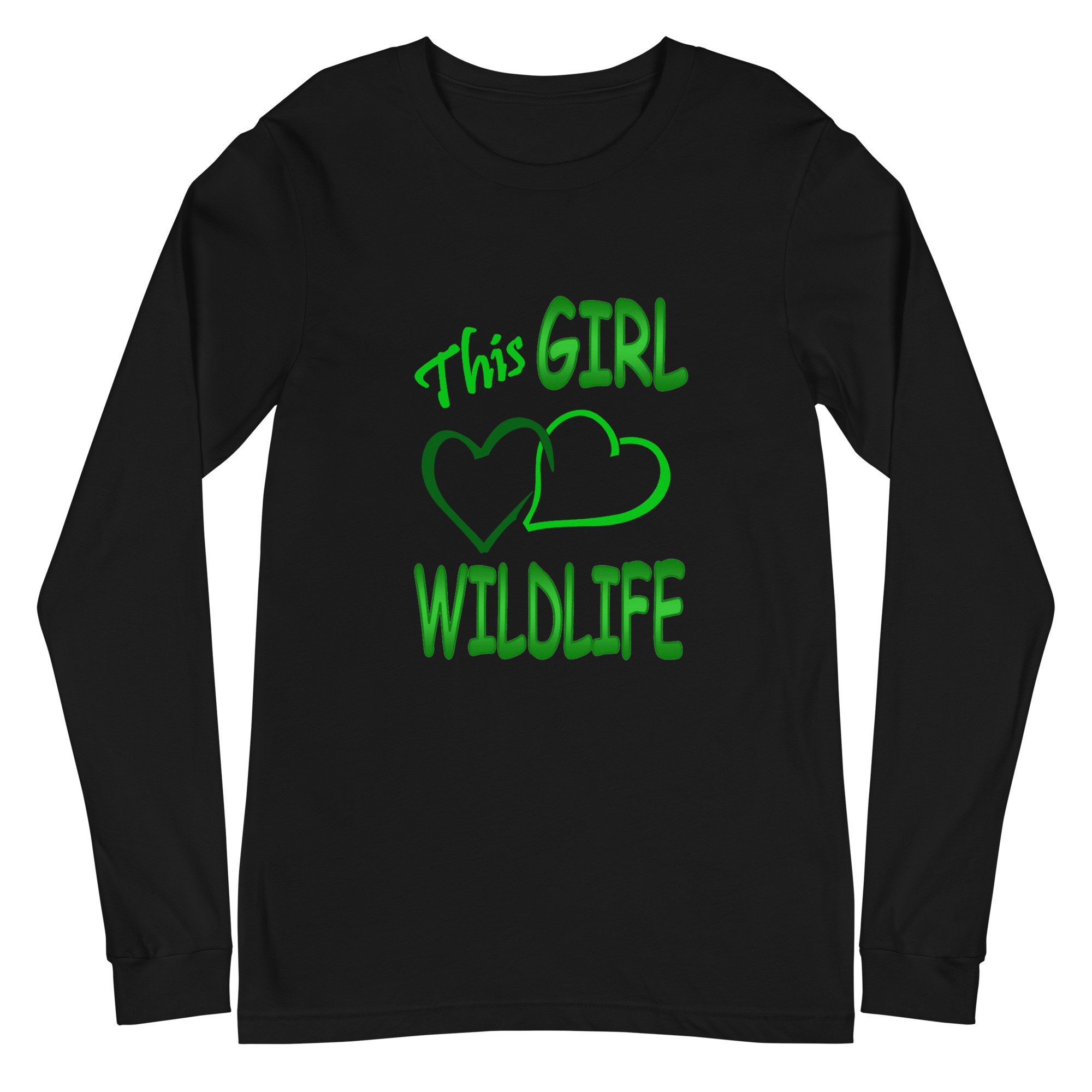Tee Shirt à Manches Longues Pour Femmes Chemise à Manches Longues Wildlife Idée Cadeau Femmes