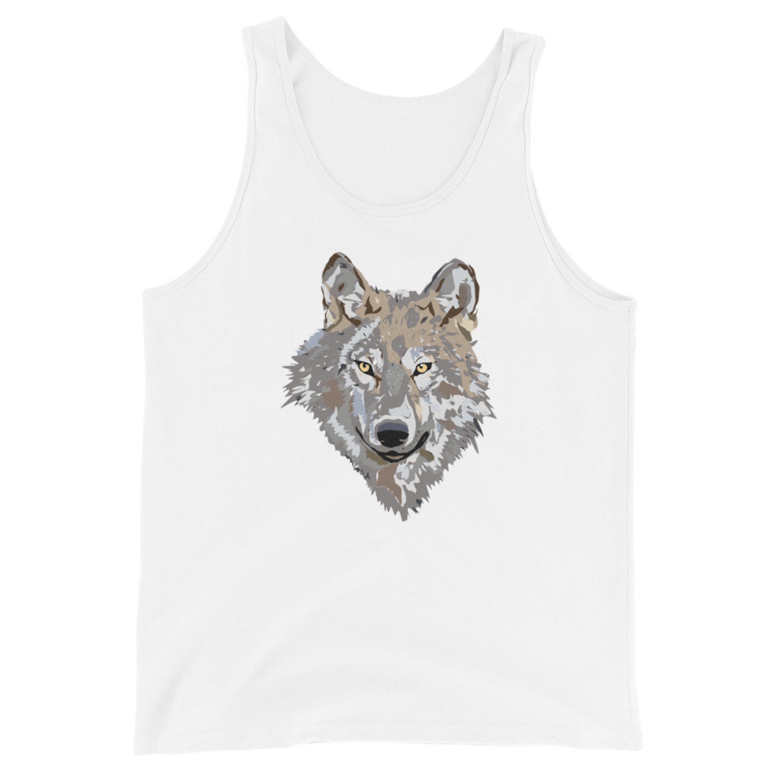 Wolf Tank Top Wolf Shirt Wildlife Tank Top Wildlife Shirt - Etsy